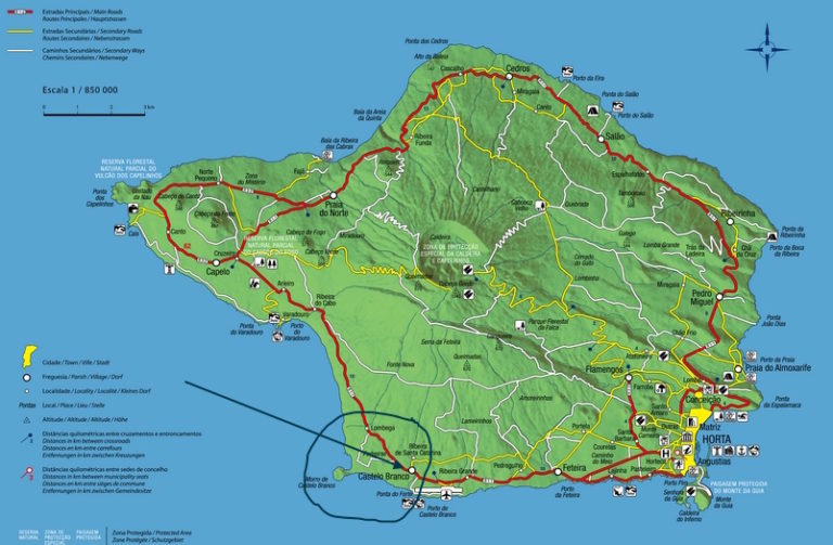 Map of Faial | CruzinCobGlobal